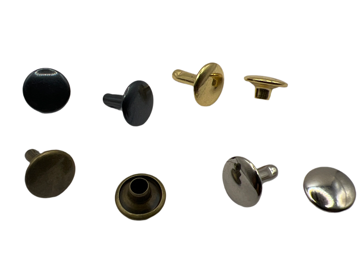 H810 Double Cap Rivet (100Pcs/Pk) – Nickel & Young