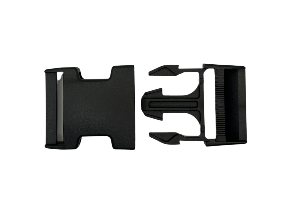 Single Side Release Buckle - Black Plastic – Nickel & Young