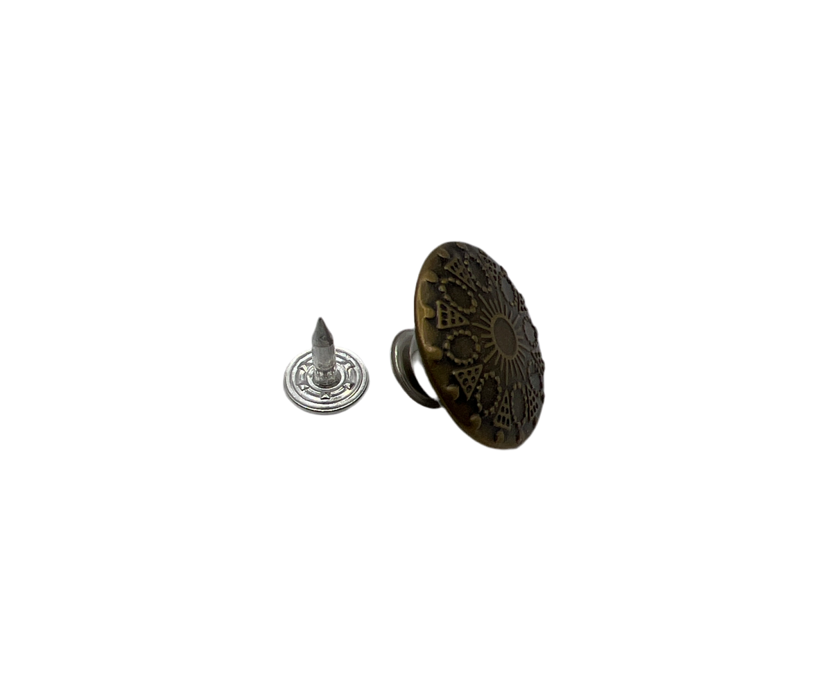 Tack Button Vintage (20mm) – Nickel & Young