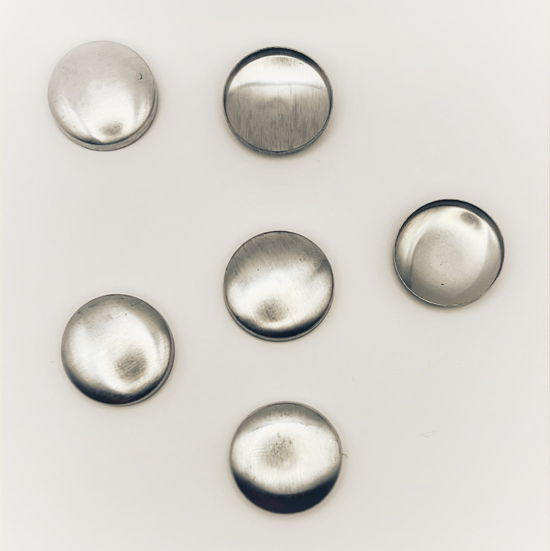 Covered Button Moulds (100pcs./pack) – Nickel & Young