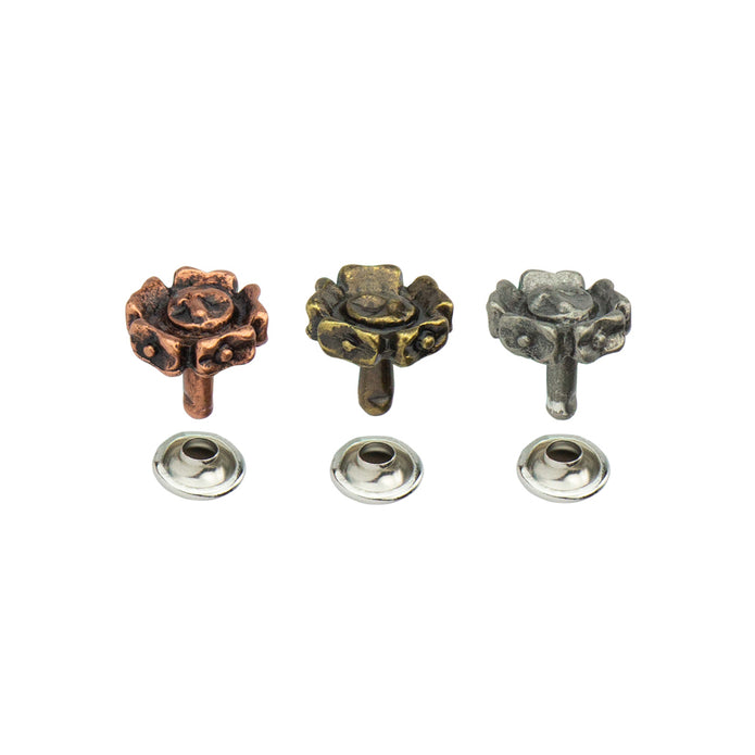 Flower Rivets, 6/PK – Nickel & Young